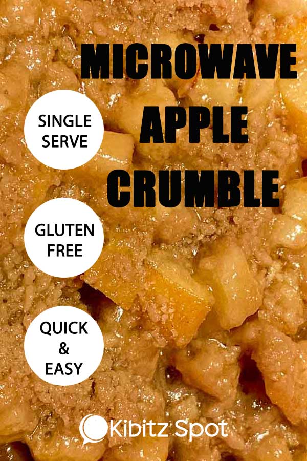 Individual Microwave Apple Crumble: An Easy Gluten-Free Recipe