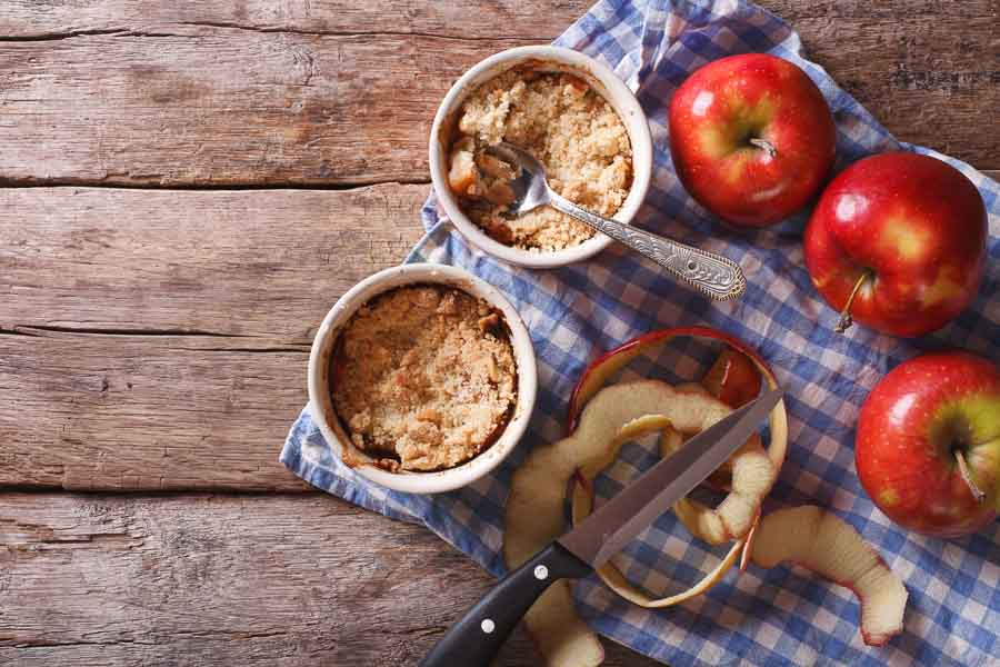 Individual Microwave Apple Crumble: An Easy Gluten-Free Recipe
