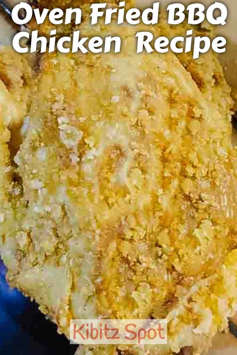 Oven fried bbq chicken: Crispy 3-ingredient chicken without the oil