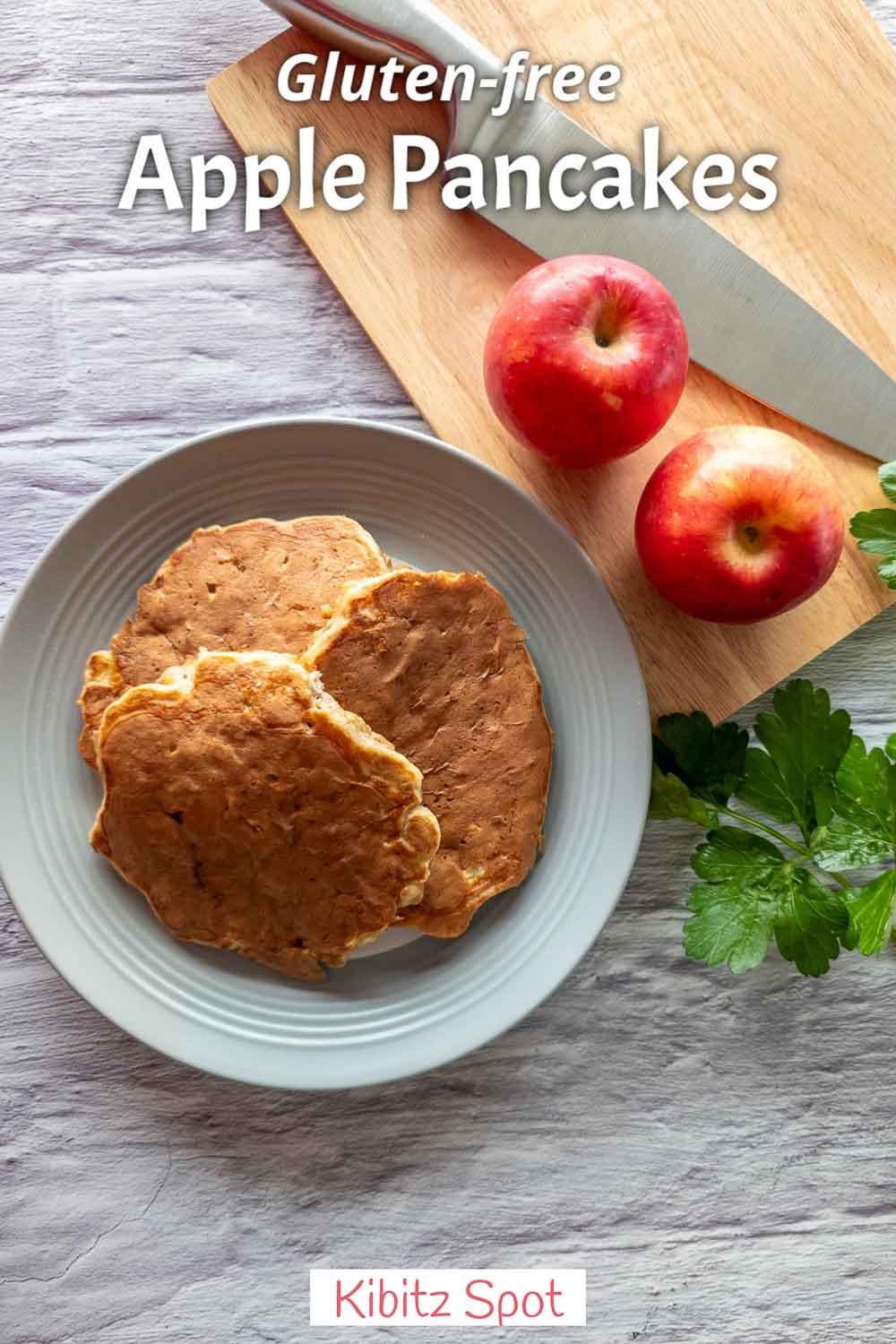 Irresistible Gluten-Free Apple Pancakes with Optional Oat Flour