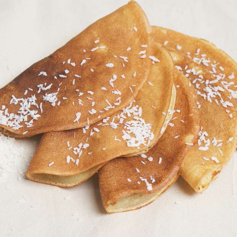 Coconut Flour Crepes Recipe - An Easy Gluten and Dairy Free Breakfast
