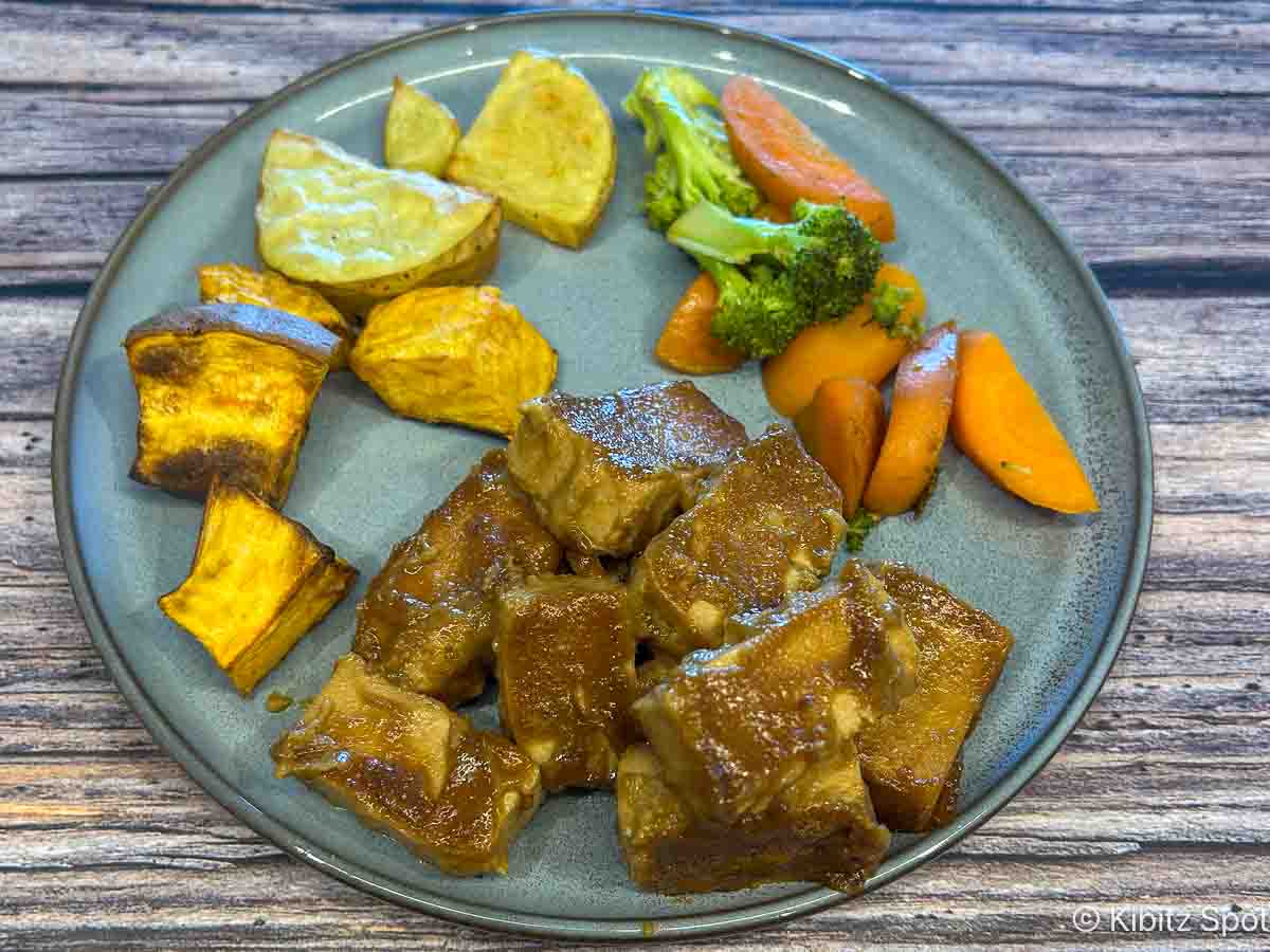 Maple Dijon Tofu Marinated Overnight for Weeknight Dinners