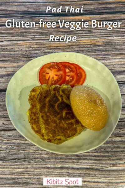 The Best Gluten Free Thai Veggie Burger